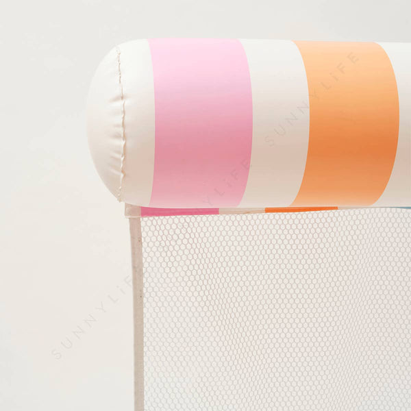Pool Side Hammock Float in Pastel Gelato