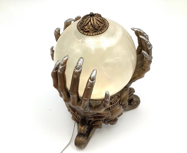 Lighted and Talking Crystal Ball. Halloween Decoration